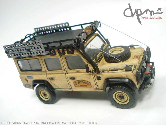 Daniel's Mini World: modelo Defender 110 - Camel Trophy 1996 - Camel ...